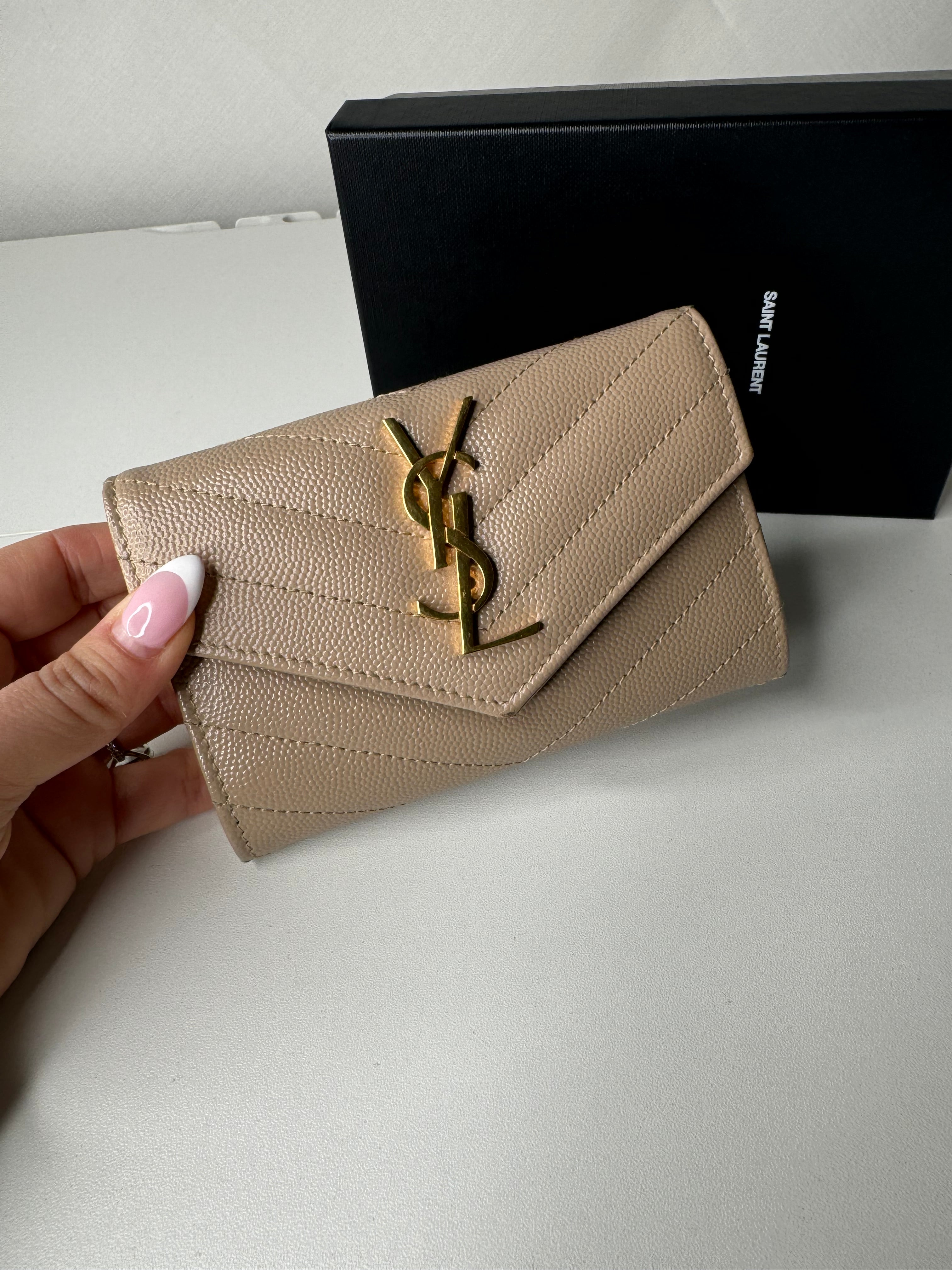 YSL Flap Card Holder – Viks Luxury