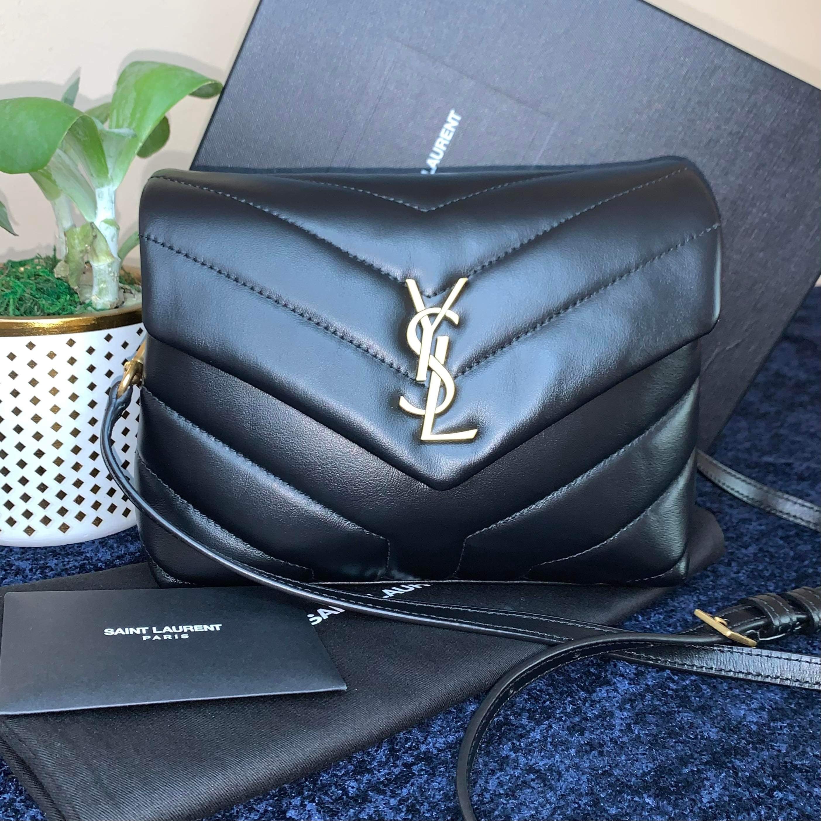 YSL Toy Lou Lou. Black with Gold Hardware – Viks Luxury